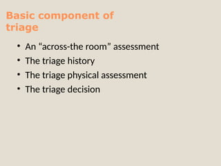 triage and categories of triage.power point presentation | PPTX
