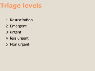 triage and categories of triage.power point presentation | PPTX