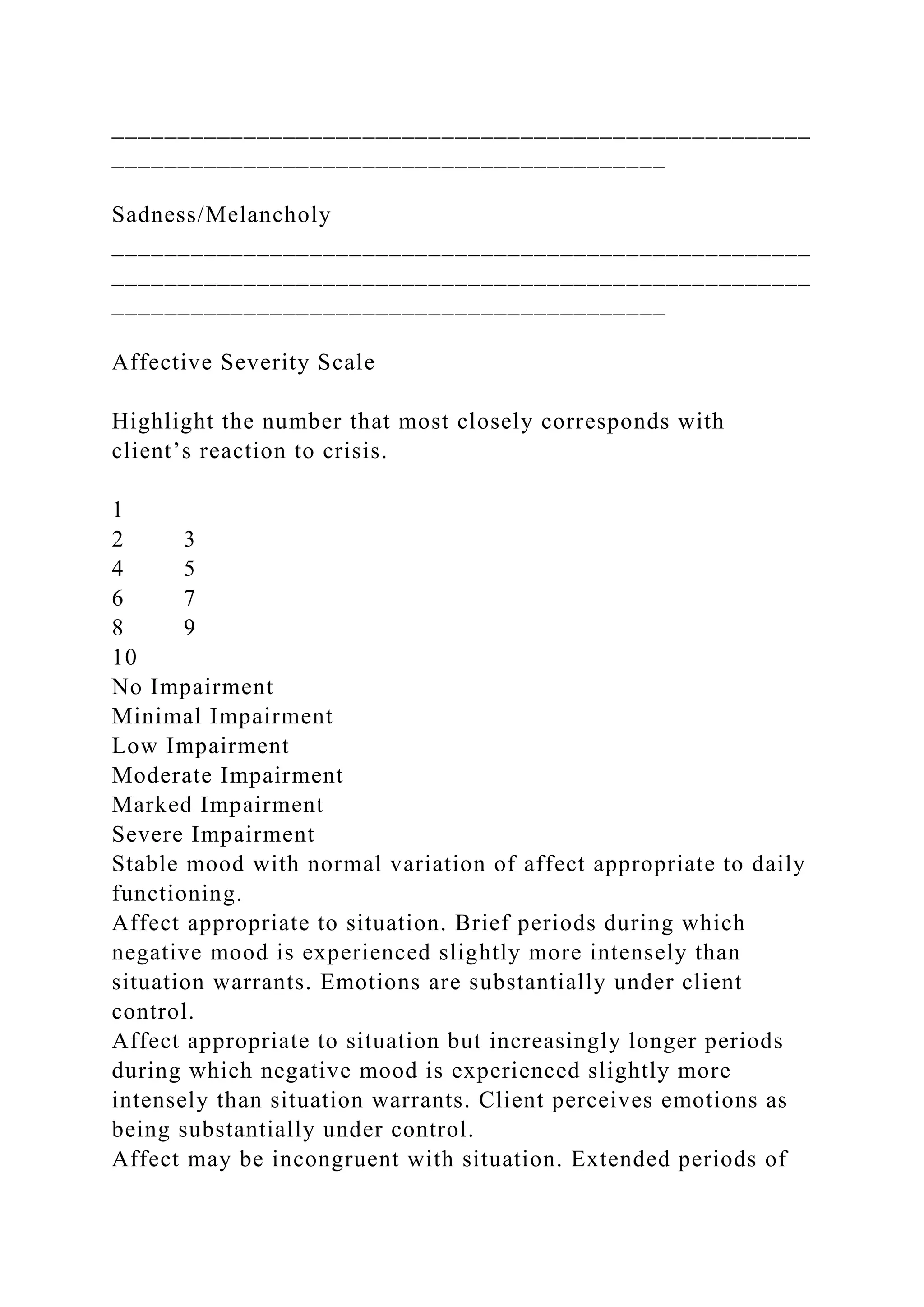 Triage Assessment Form Crisis Intervention © by R. A. Myer,.docx