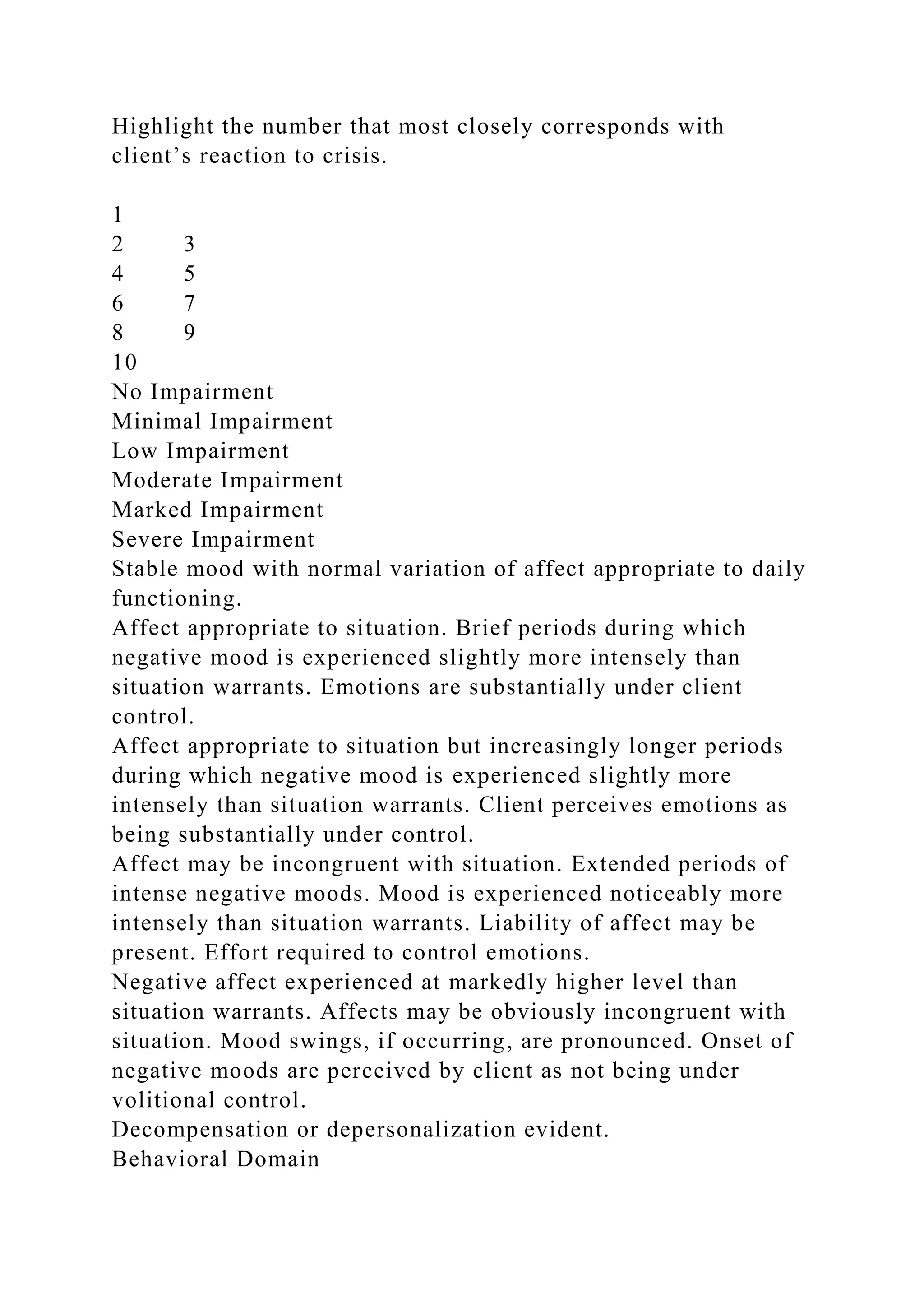 Triage Assessment Form Crisis Intervention © by R. A. Myer,.docx
