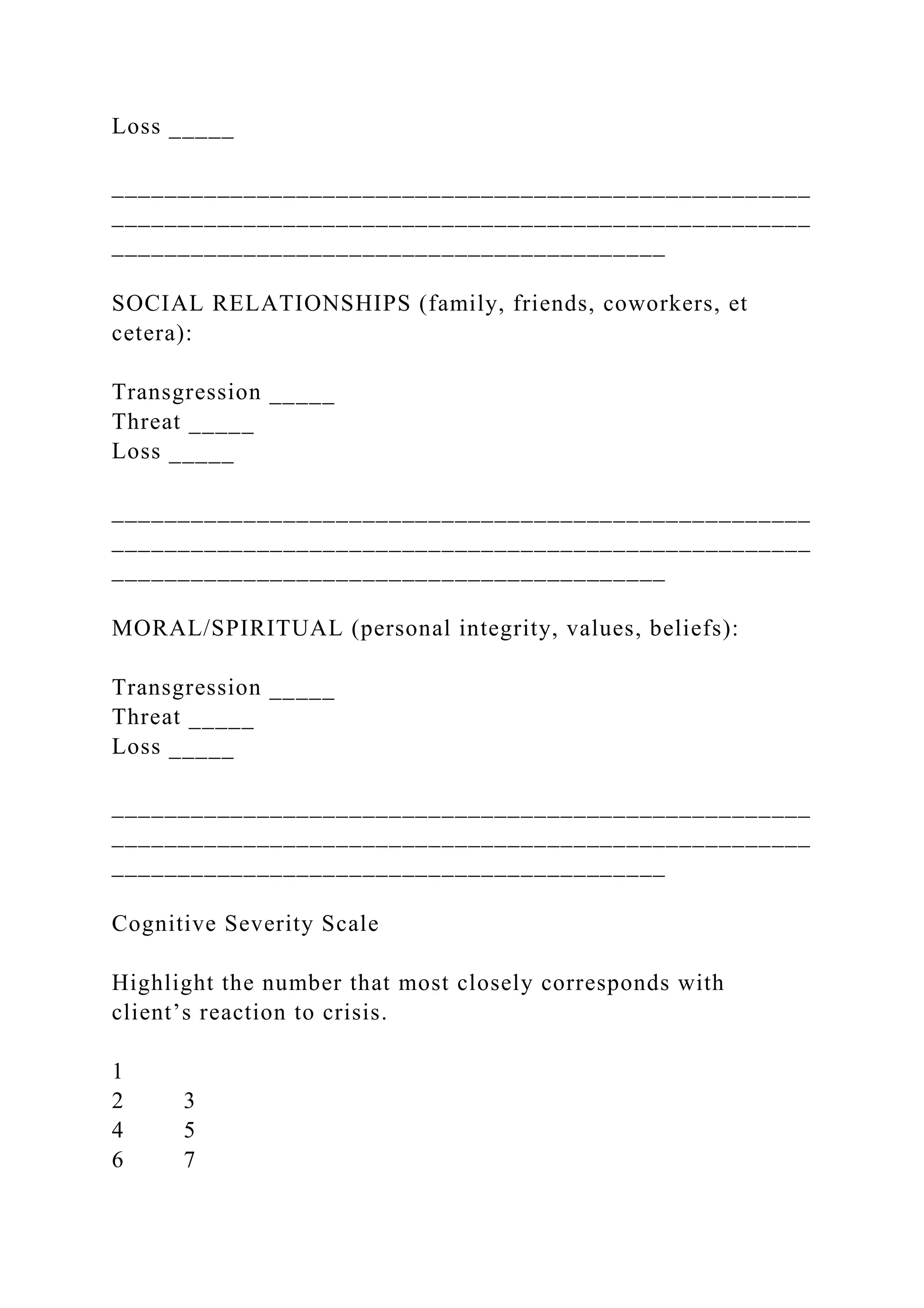 Triage Assessment Form Crisis Intervention © by R. A. Myer,.docx