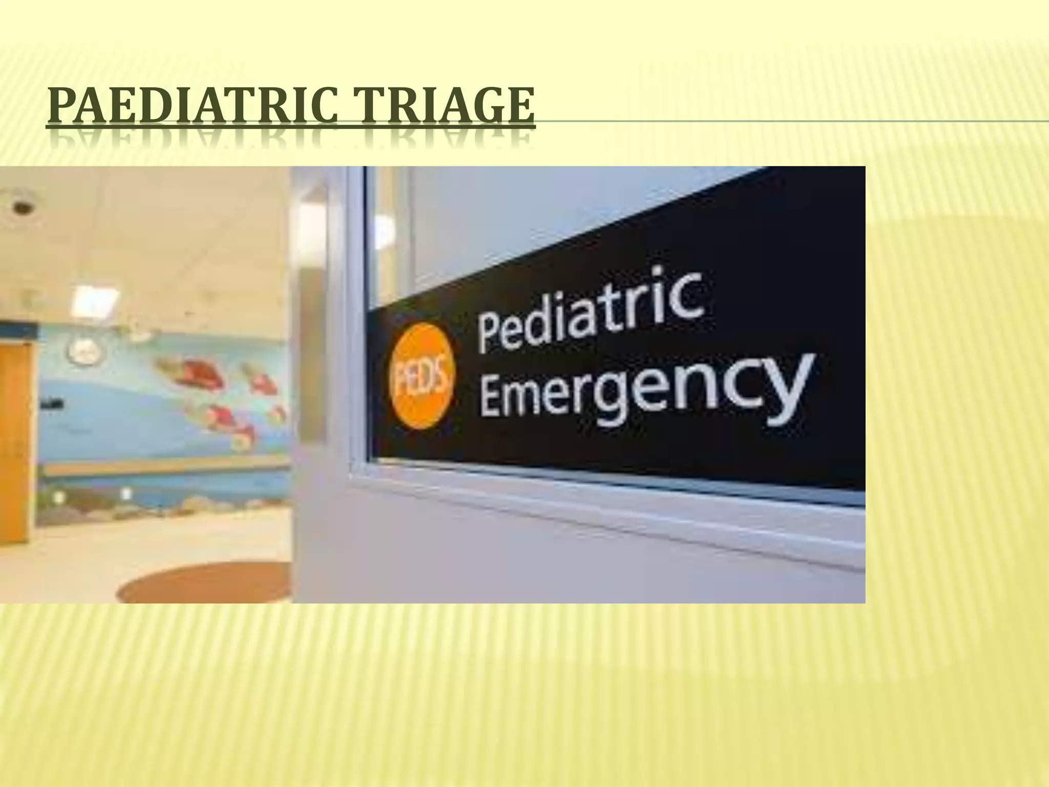 Triage based emergency care | PPTX