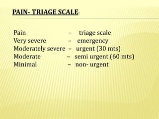 Triage based emergency care | PPTX
