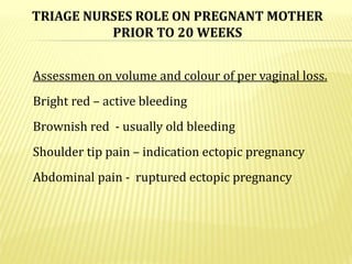 Triage based emergency care | PPTX