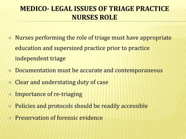 Triage based emergency care | PPTX
