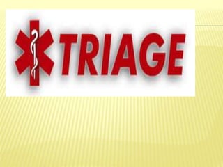 Triage based emergency care | PPTX