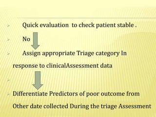 Triage based emergency care | PPT