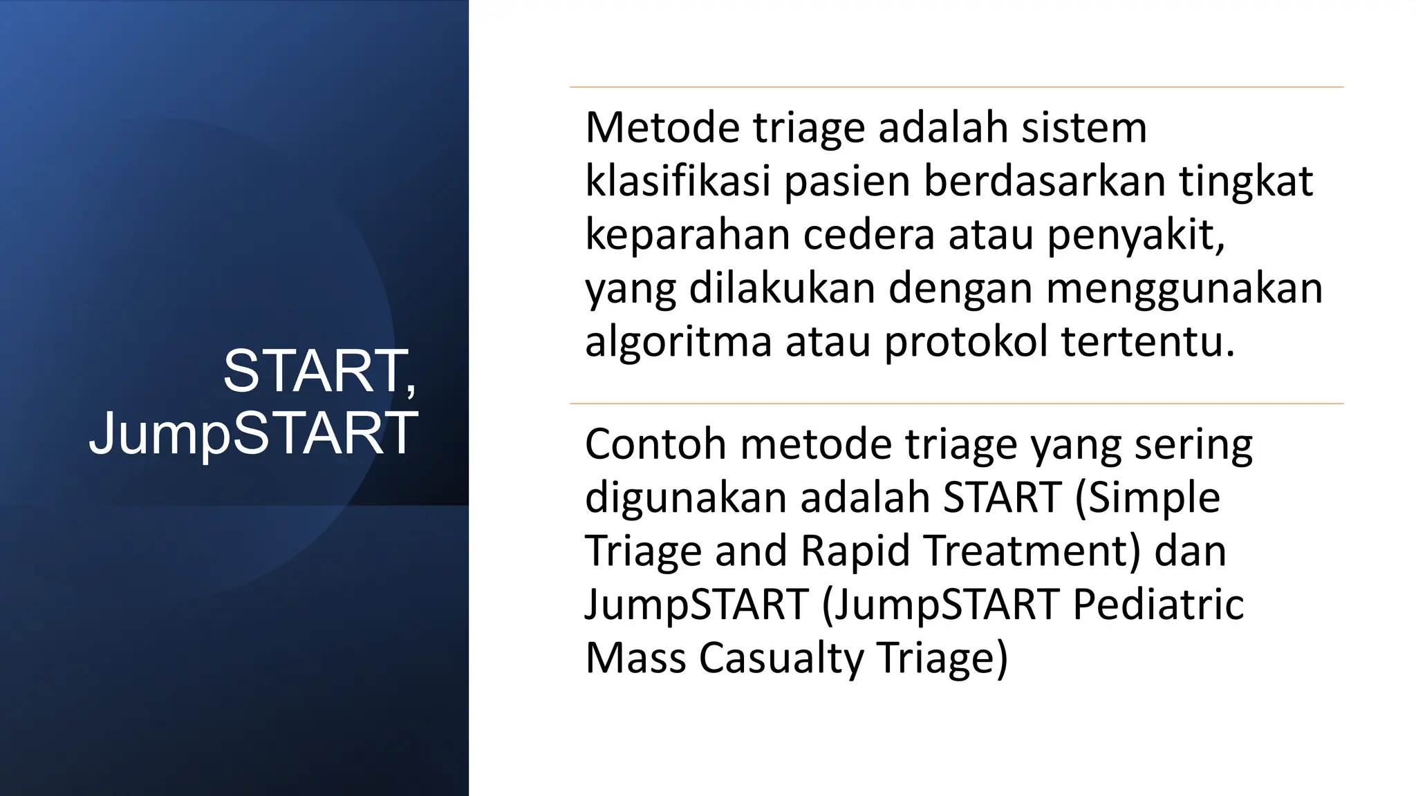 Triage Bencana, Stabilisasi, Transportasi dan Evakuasi pada Bencana.pptx