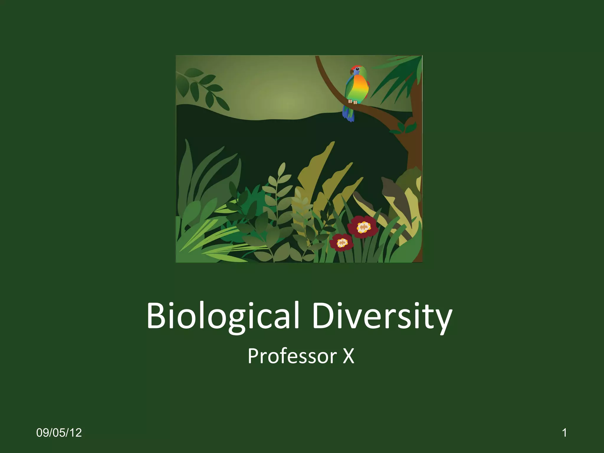 Triage biodiversity | PPT | Environment | Science