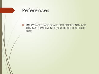 TRIAGE by Emergency Doctor upfront counter | PPTX