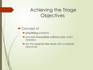 TRIAGE by Emergency Doctor upfront counter | PPTX
