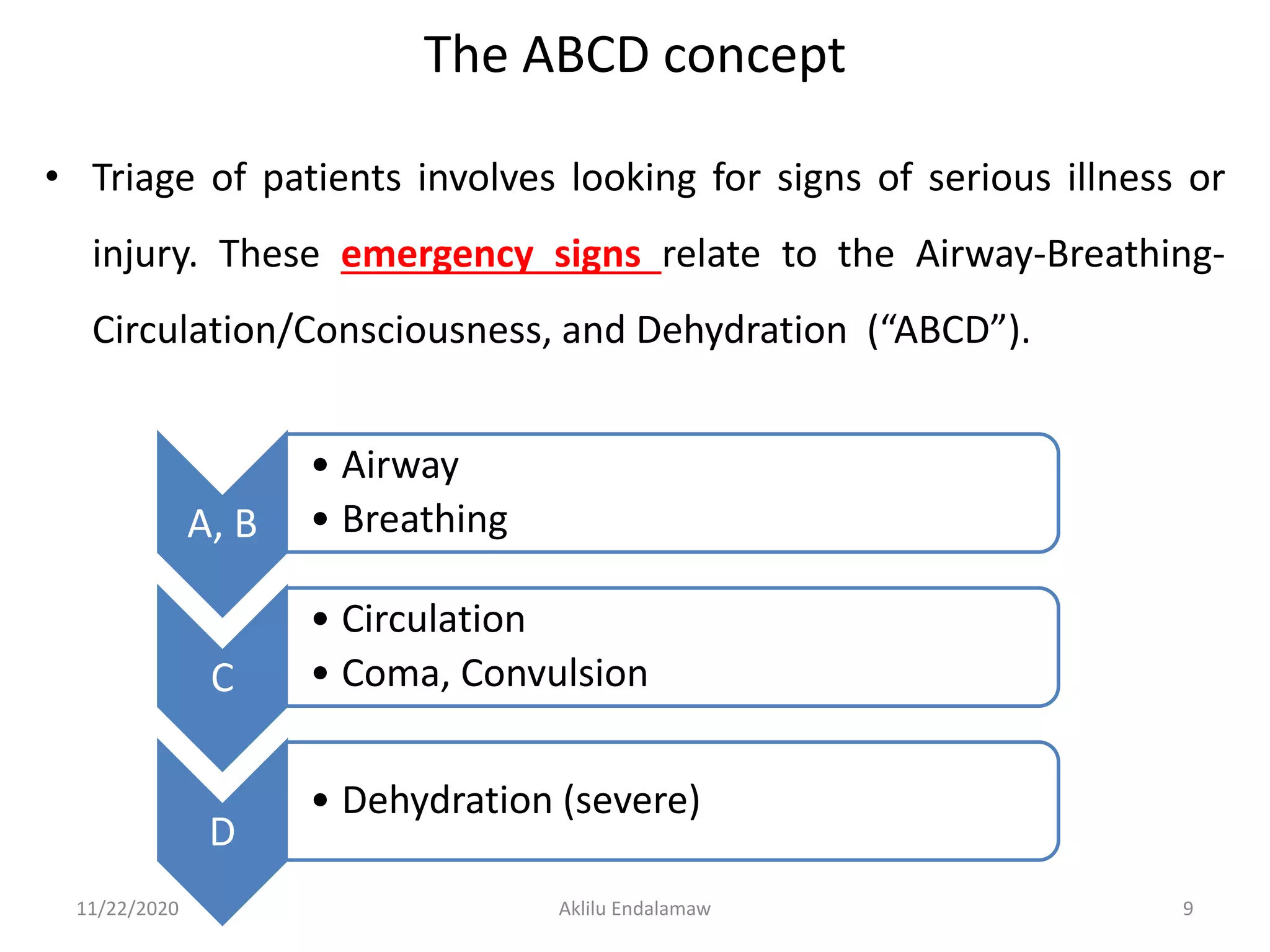 Triage & emergency management of pediatrics patients | PPTX