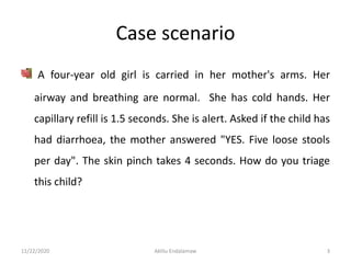 Triage & emergency management of pediatrics patients | PPTX