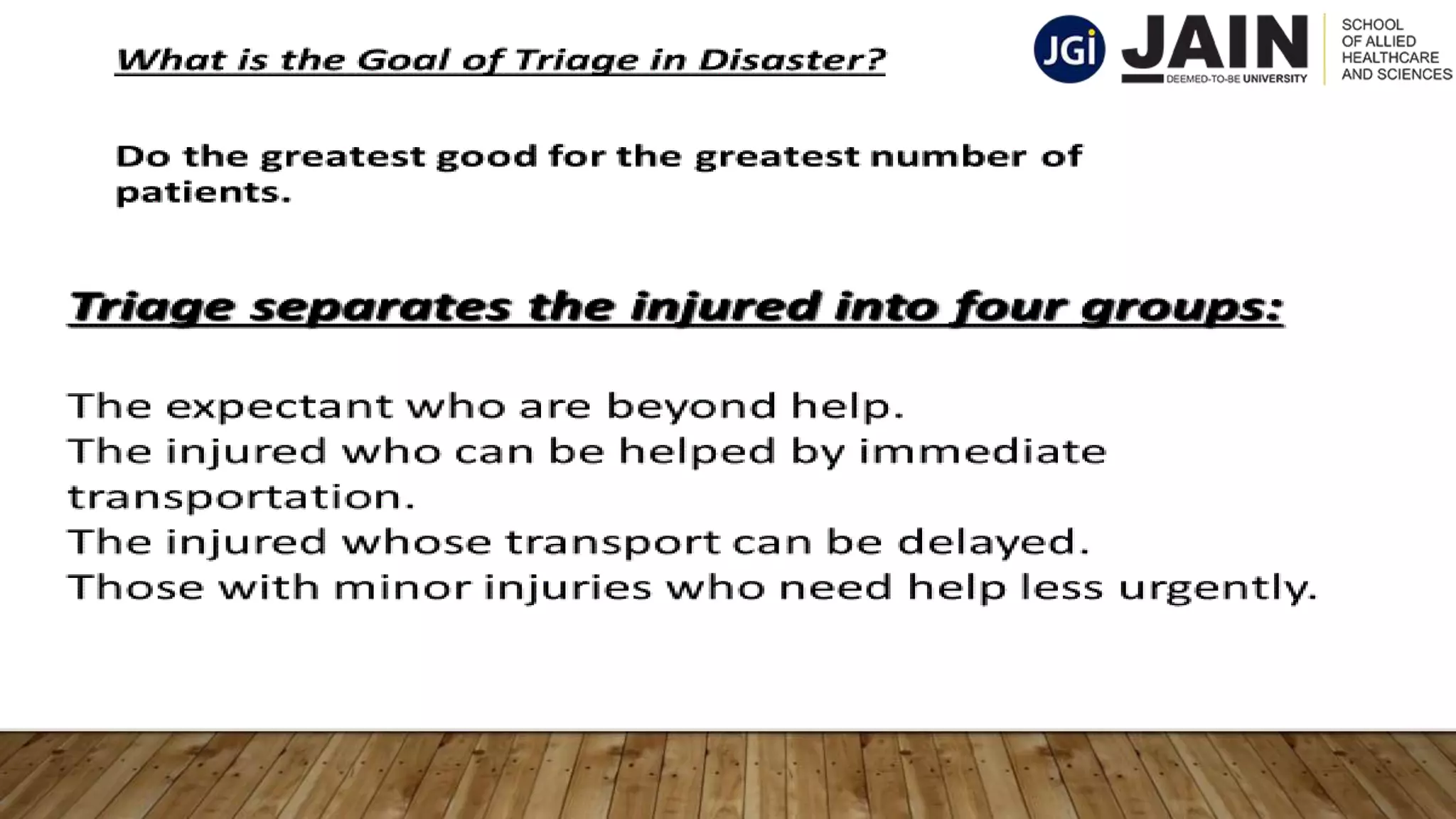 TRIAGE Hospital CODE.pptx | Free Download