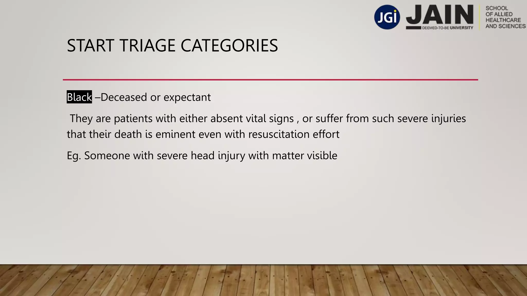 TRIAGE Hospital CODE.pptx