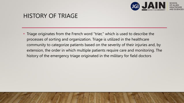 TRIAGE Hospital CODE.pptx | Free Download