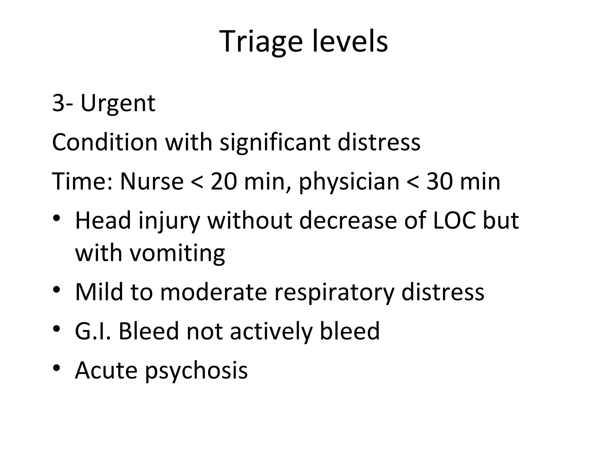Triage in Emergency Department | PPT