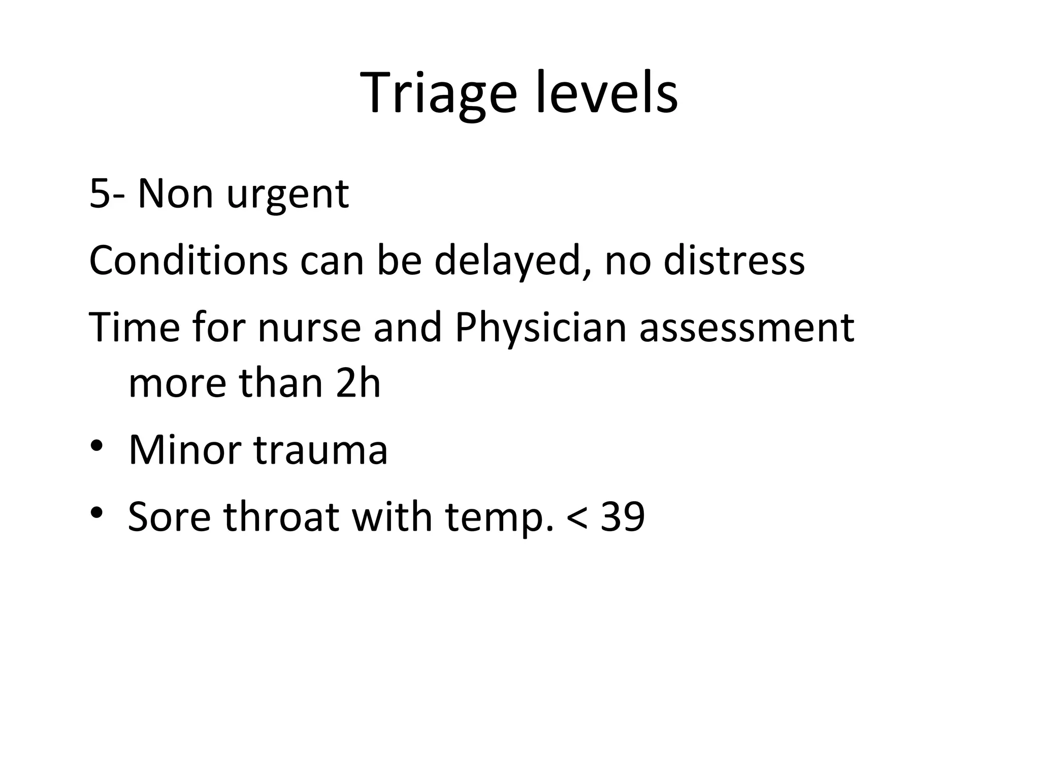 Triage in Emergency Department | PPT