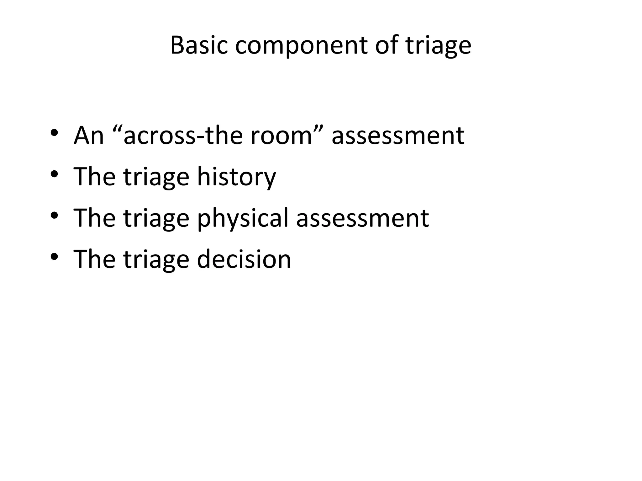 Triage in Emergency Department | PPT