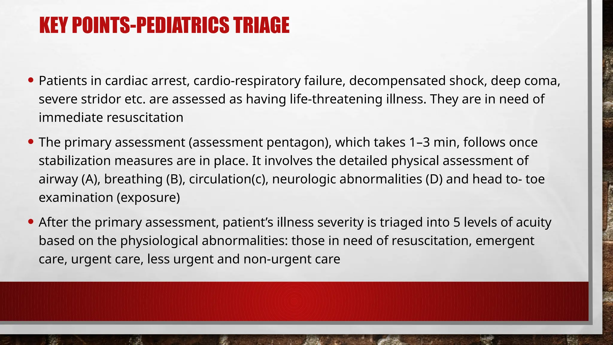 APPROACH TO TRIAGE IN PEDIATRICS EMERGENCY.pptx