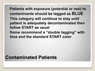 Triage In Disaster Management | PPTX