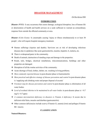 Triage, natural disaster, biowar, pandemic: Role of anesthesiologist | PDF