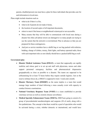 Triage, natural disaster, biowar, pandemic: Role of anesthesiologist | PDF