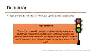 TRIAGE OBSTETRICO ---------------------- | PPTX