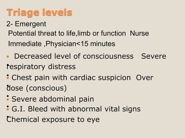 Triage ppt | PPTX