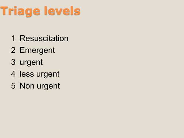 Triage ppt | PPTX