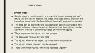 Triage pptx microteacing.pptx triage pres | PPT
