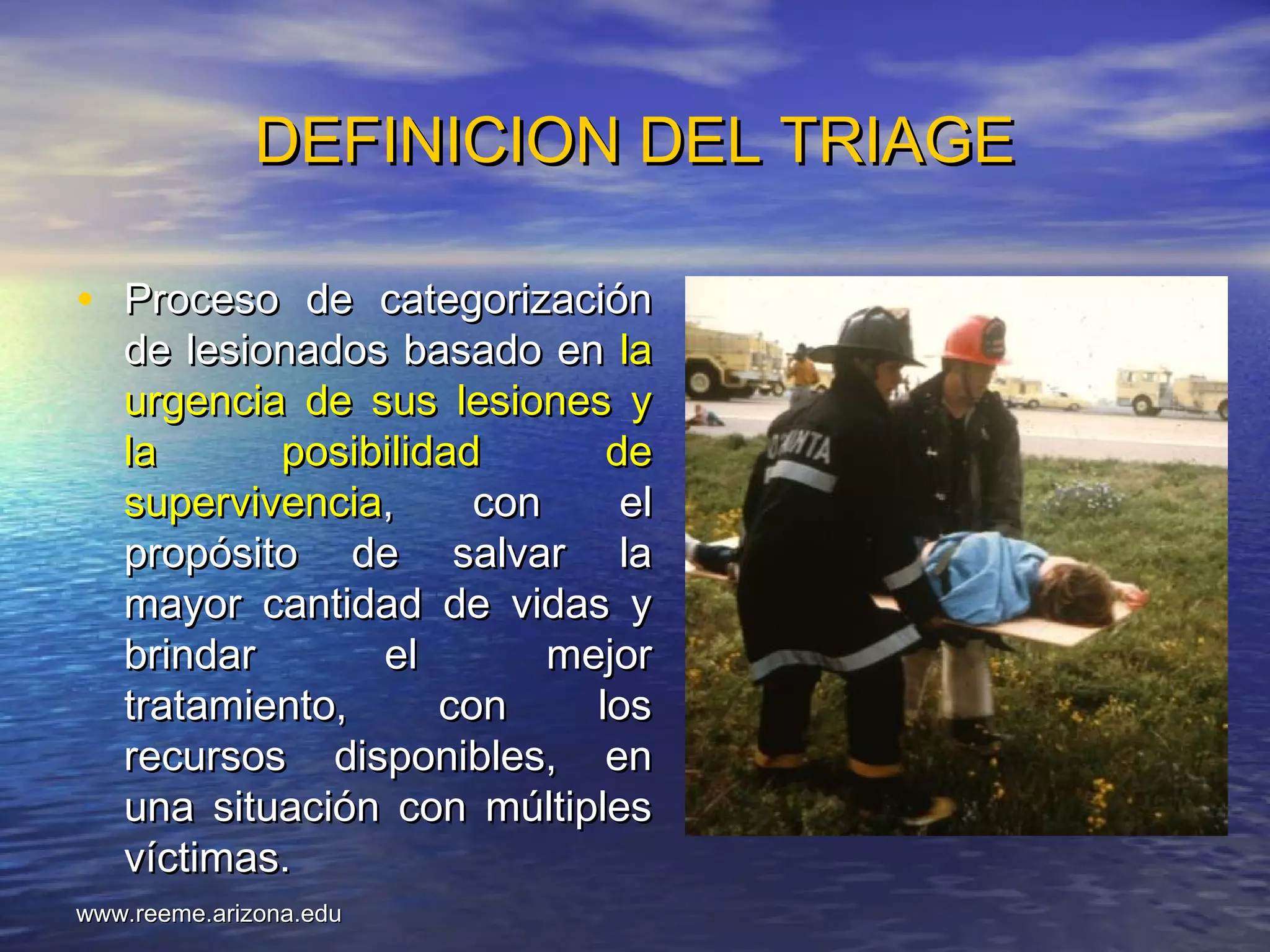 Triage prehospitalario | PPT