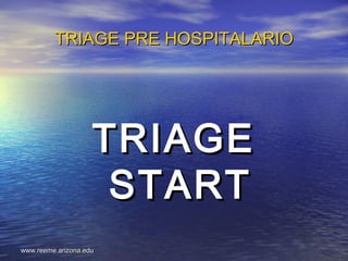 Triage prehospitalario | PPT