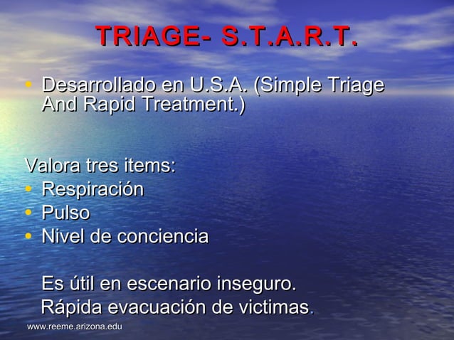Triage prehospitalario | PPT