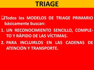 Triage Prehospitalario | PPTX