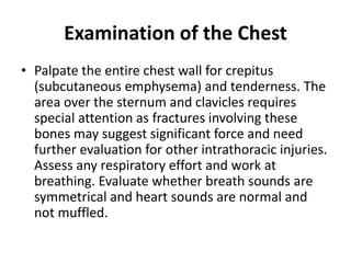 Triage primary & secondary survey | PPTX