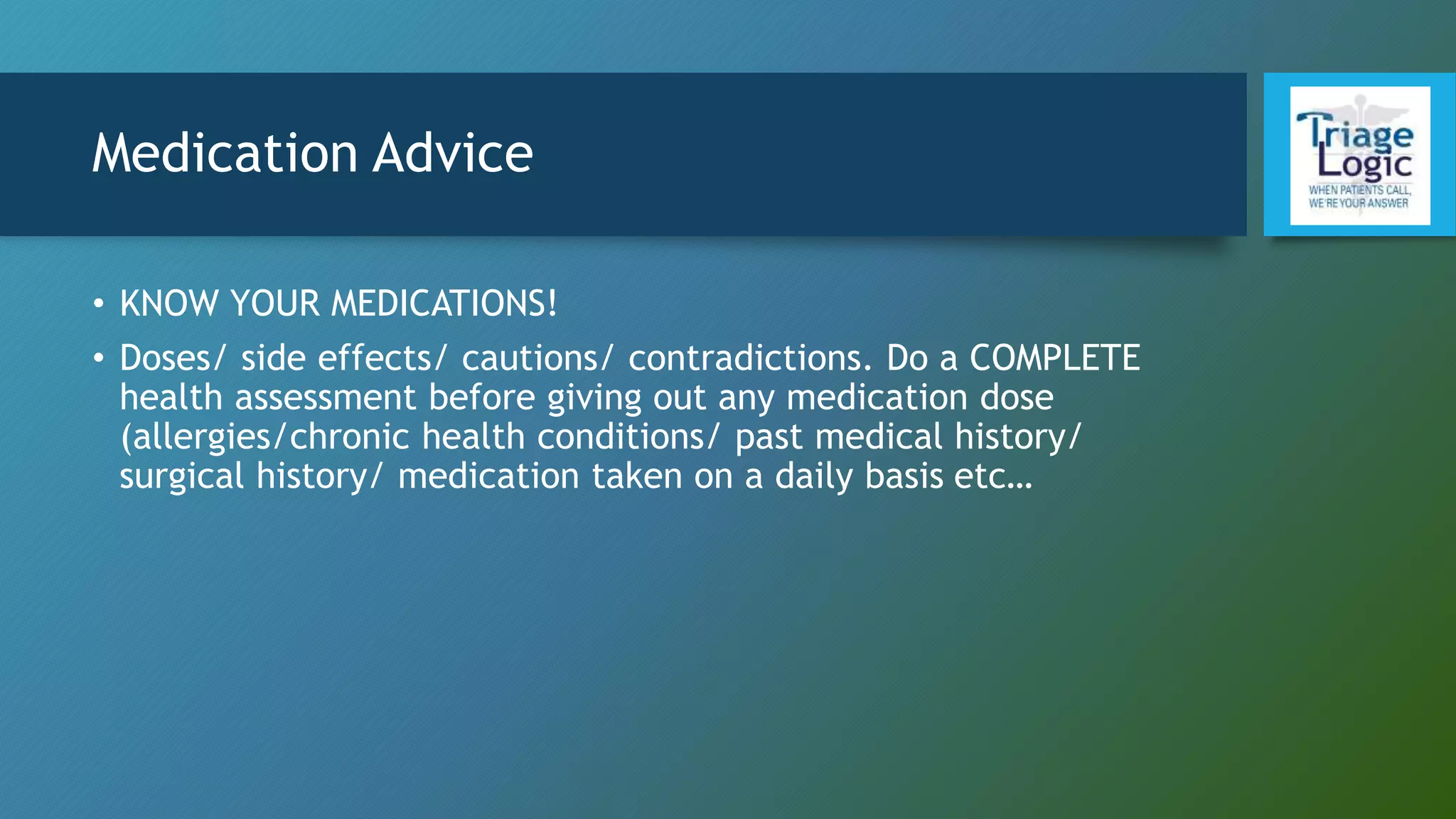 Triage protocols | PPT