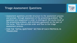 Triage protocols | PPTX