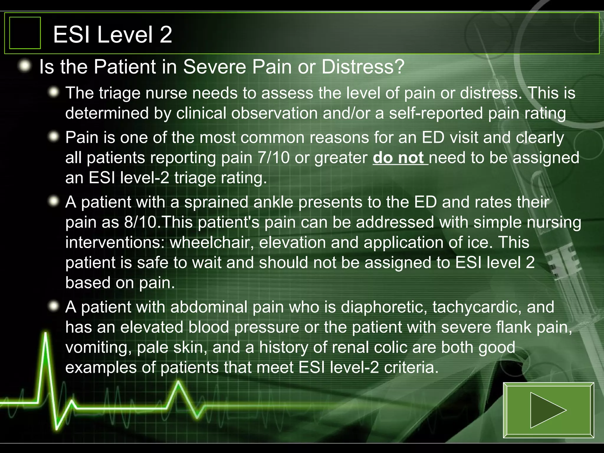 Triage with quiz show | PPS