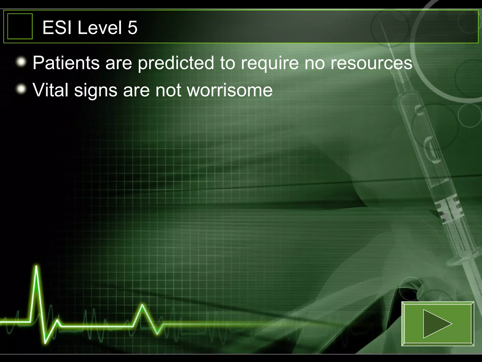 Triage with quiz show | PPS
