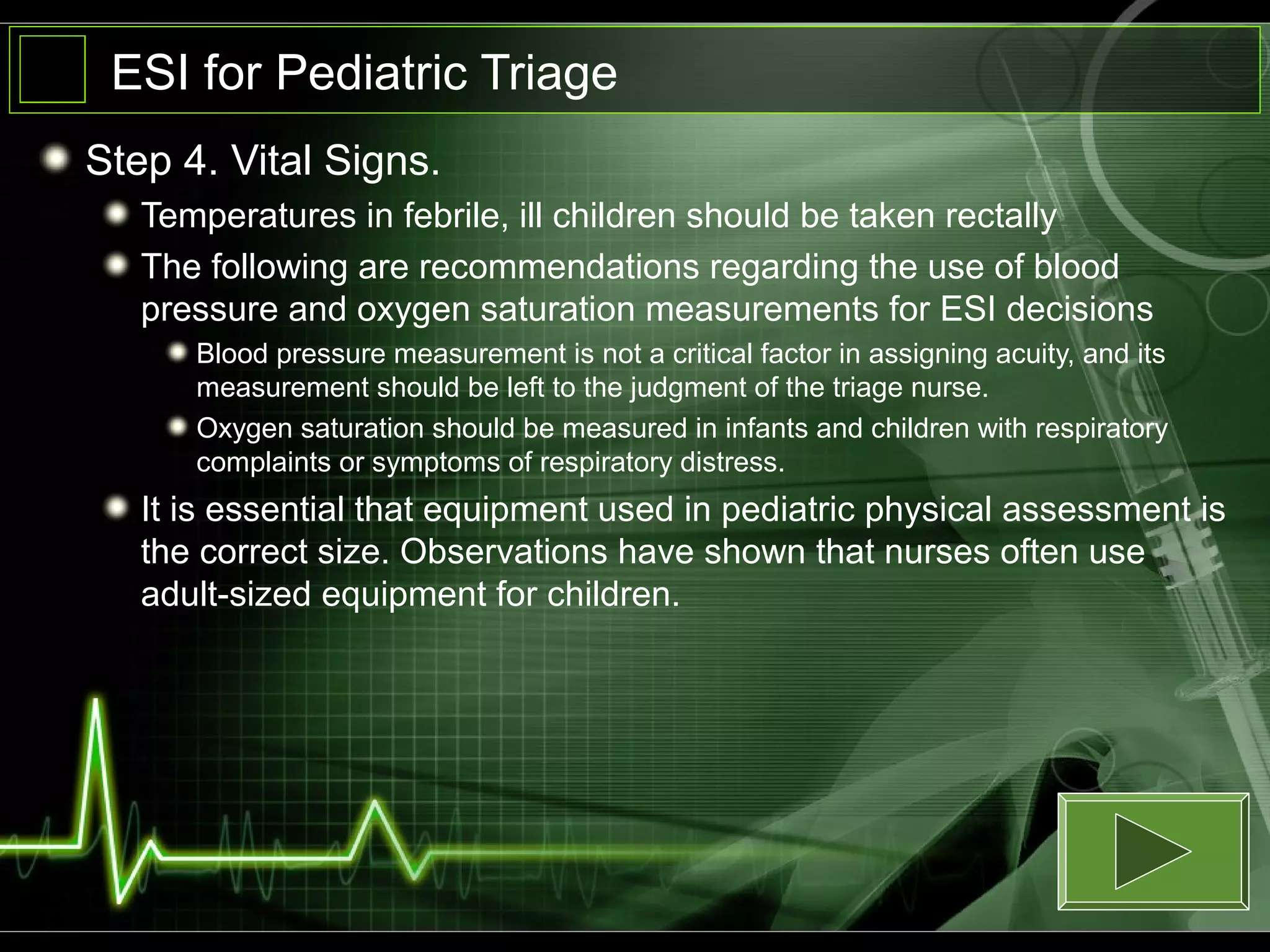 Triage with quiz show | PPS