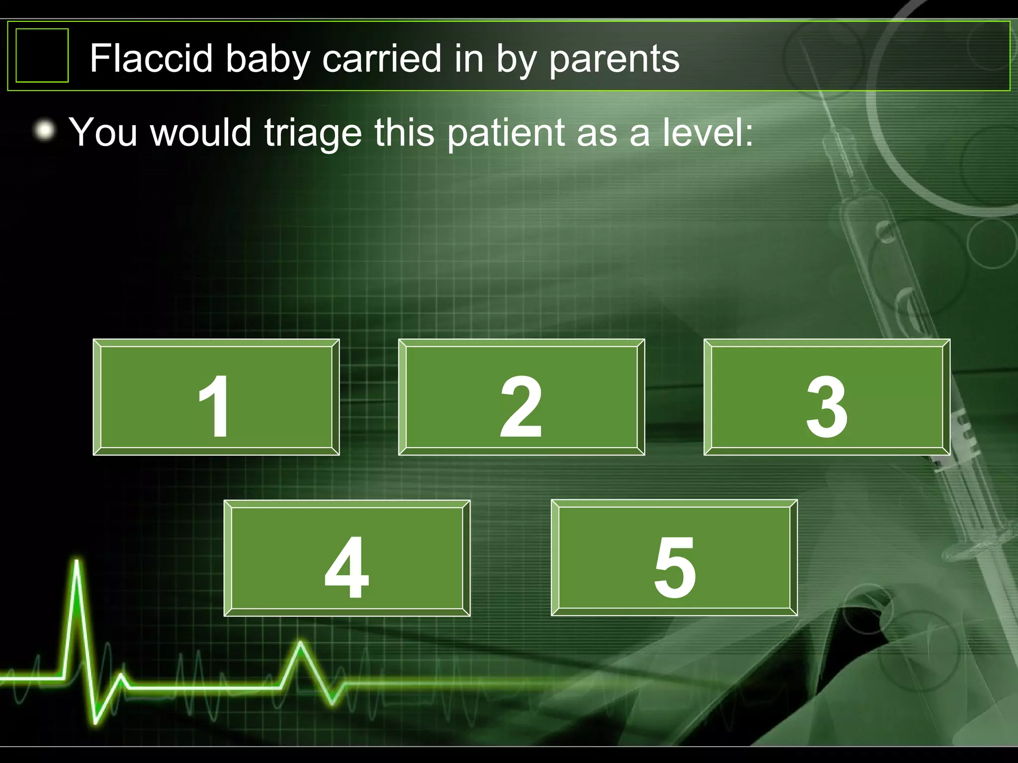 Triage with quiz show | PPS