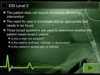Triage with quiz show | PPS