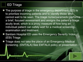 Triage with quiz show | PPS