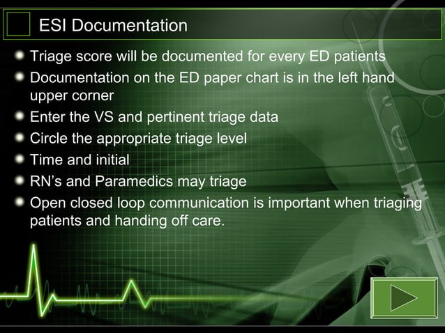 Triage with quiz show | PPS