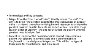 TRIAGING AT THE HOSPITAL LEVEL POWERPOINT.pptx