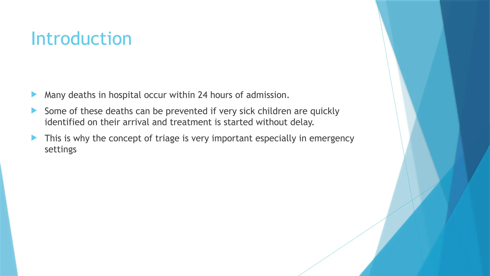 TRIAGING IN THE EMERGENCY paediatric unit.pptx
