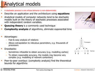 Performance evaluation methods for P2P overlays | PPT