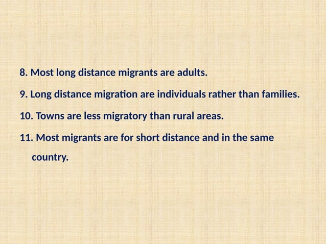 causes and types of population migration | PPT