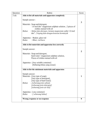 Trial Kimia sbp 2017 skema | PDF
